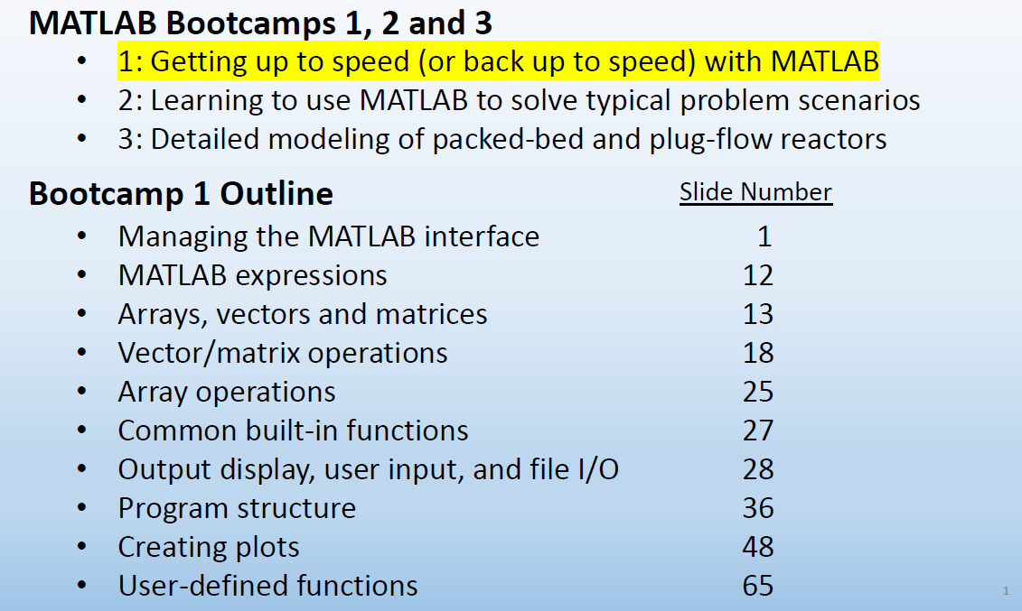 matlab-bootcamp-1 - LearnChemE