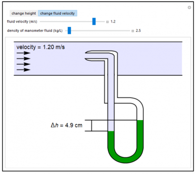 bernoullis-equation-simulation - LearnChemE