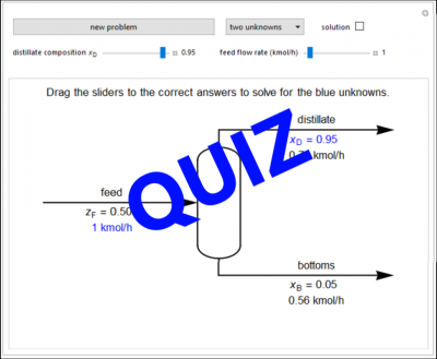 material-balances-quiz-yourself - LearnChemE
